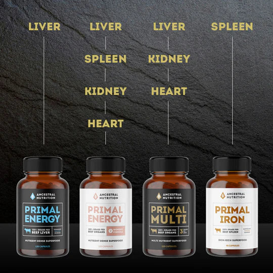 Primal Iron – Grass Fed Beef Spleen (Capsules / Powder) – Buy Augmented ...